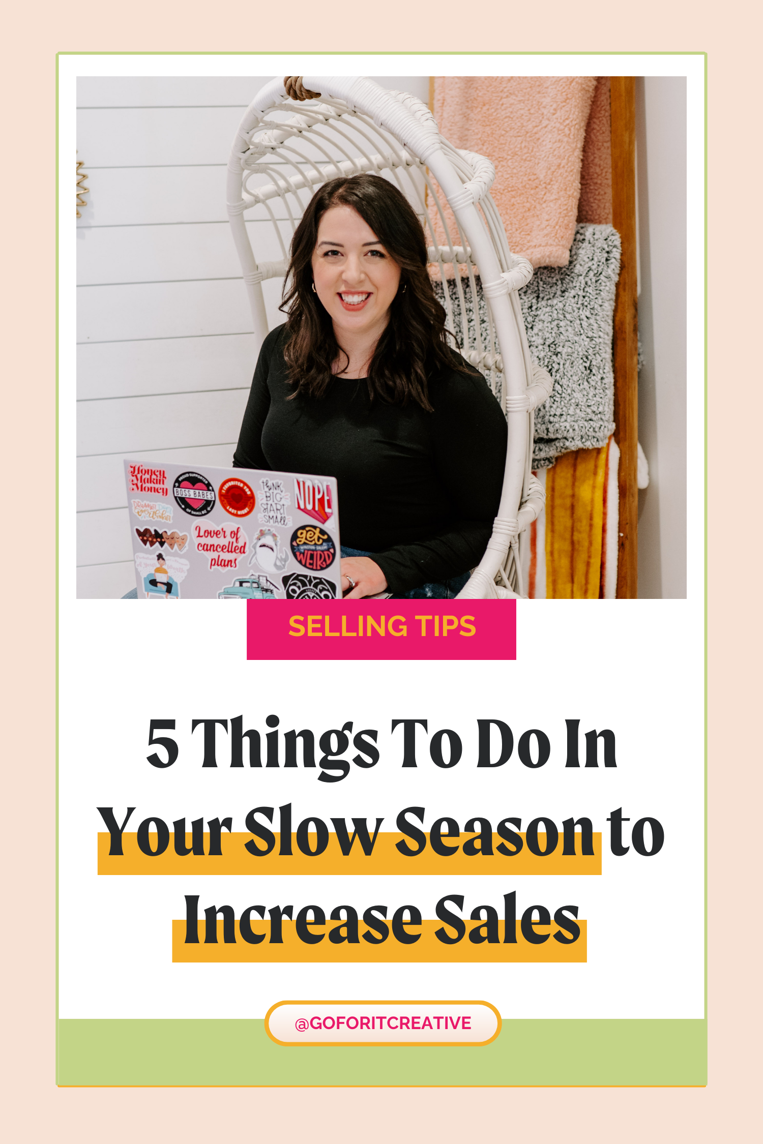 5 Things To Do In Your Slow Season to Increase Sales | Showit Blog